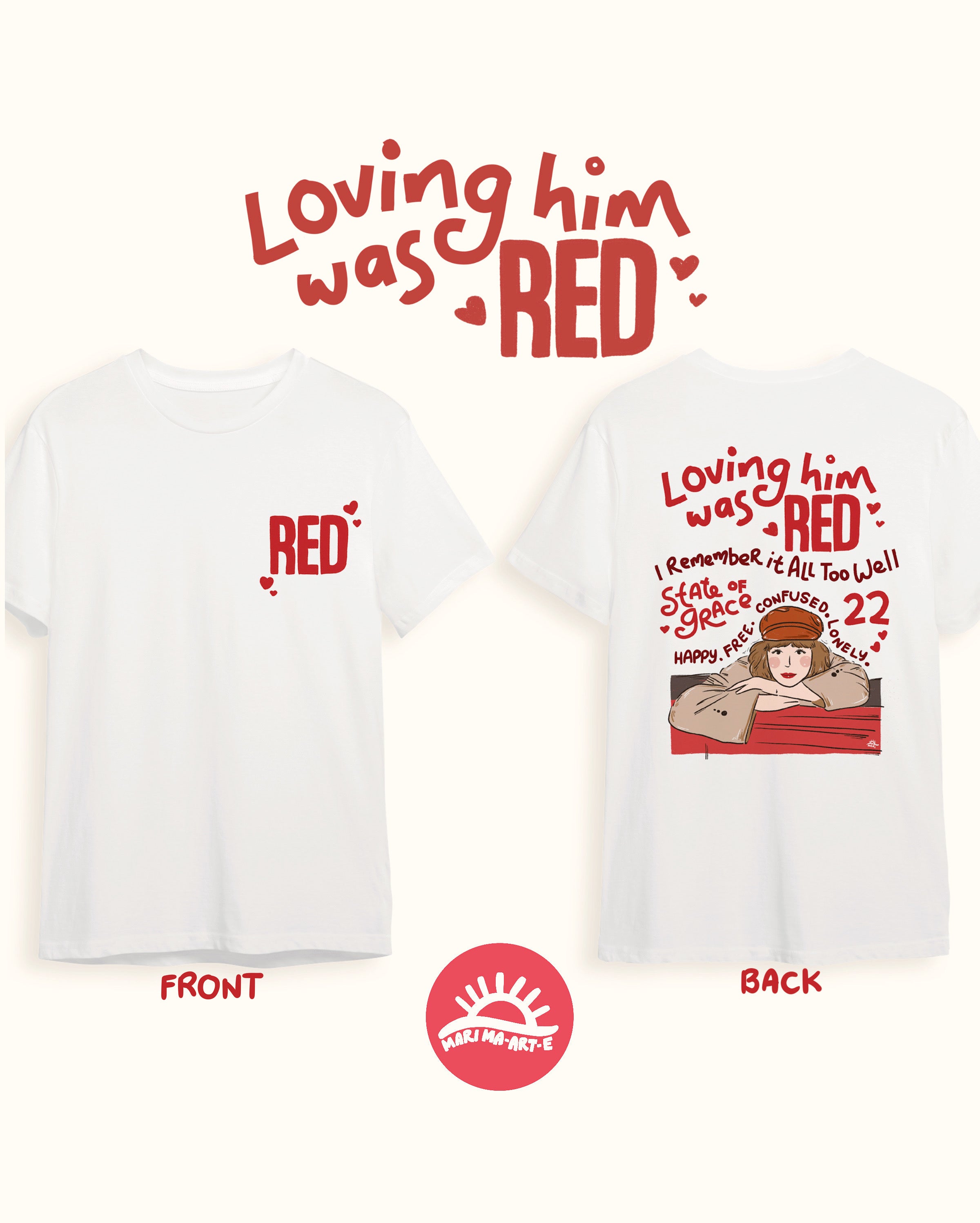 SWIFTIE RED – MARI MANALO ART